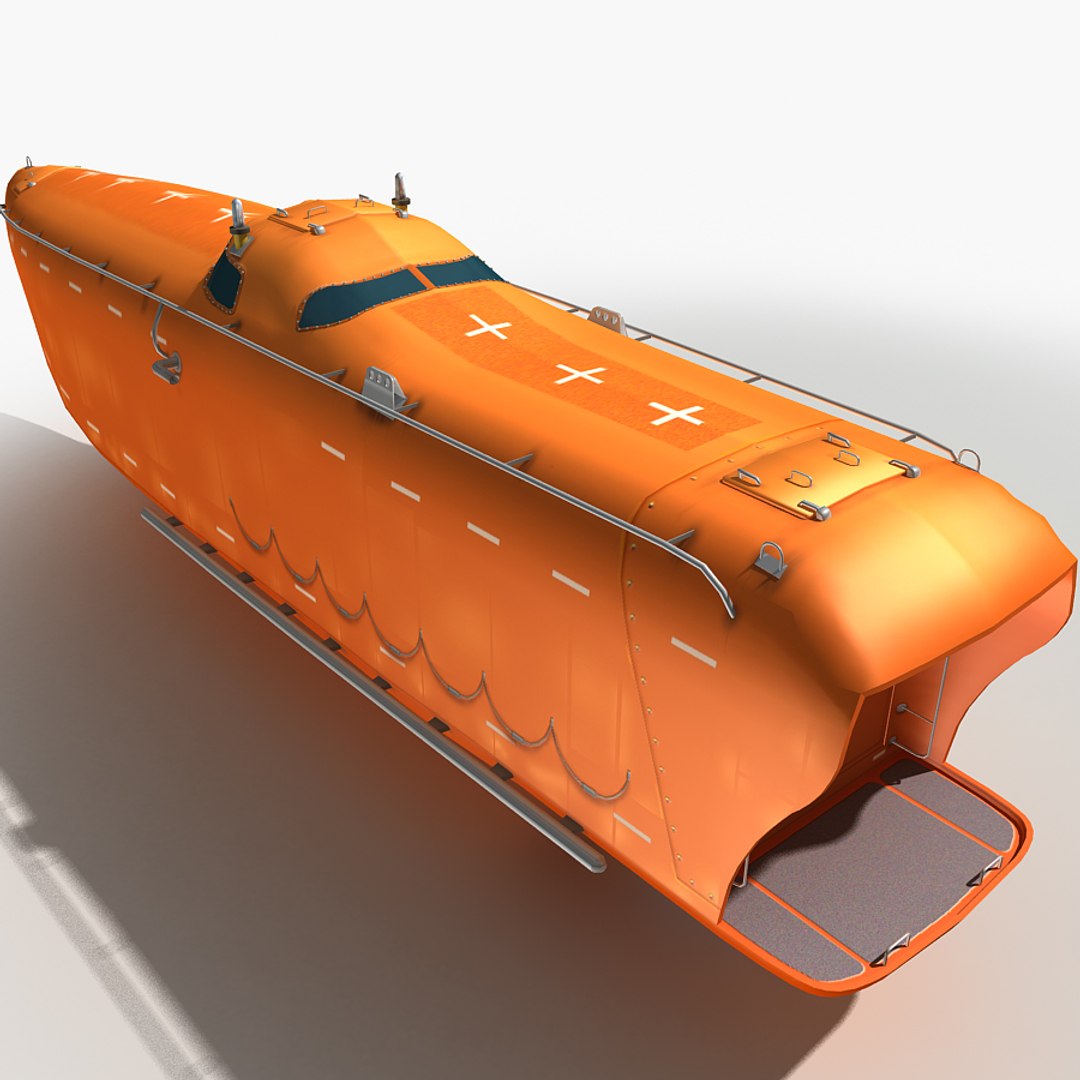 3ds freefall lifeboat davit ramp