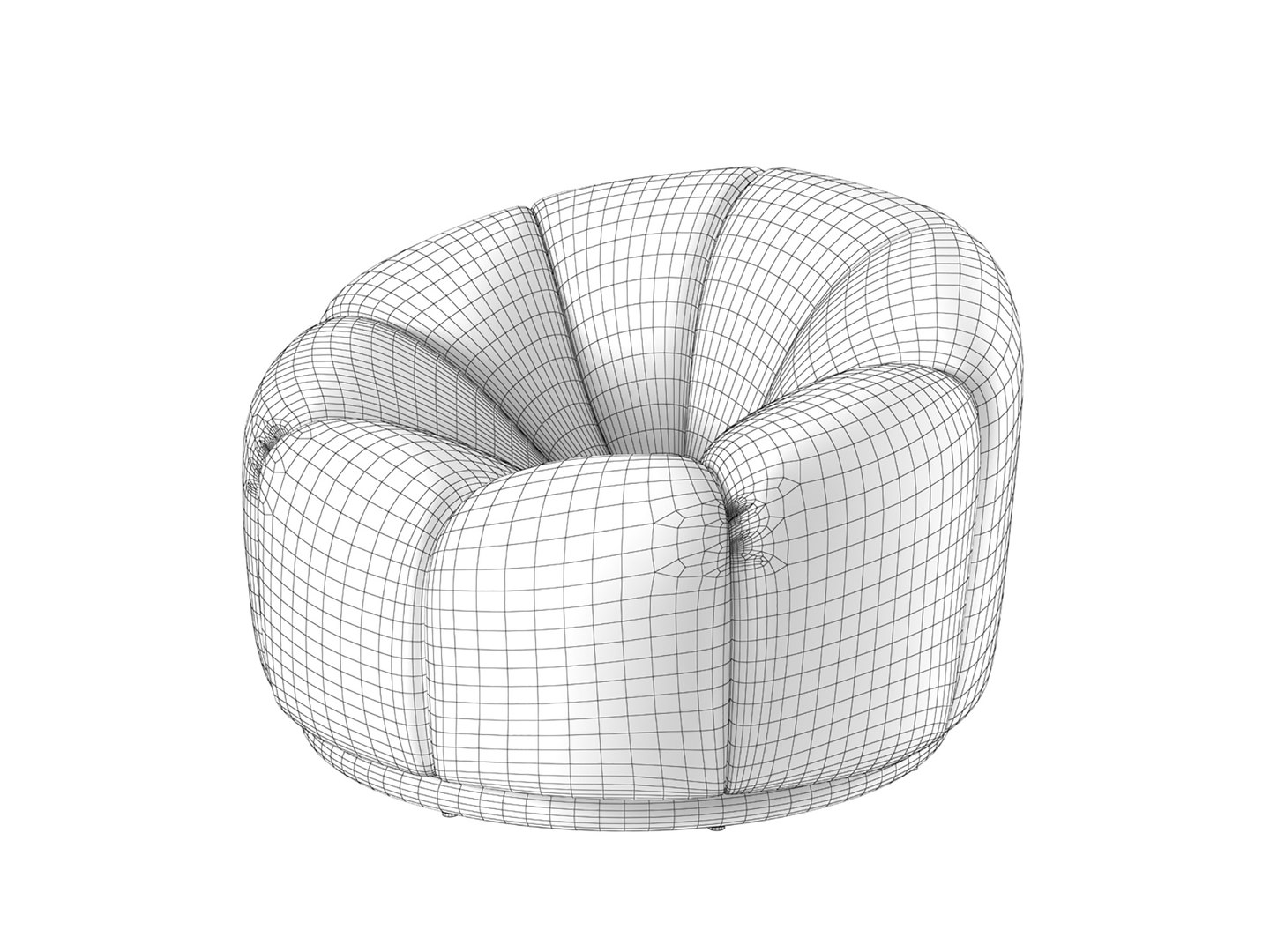 Alpha Club Chair 3D - TurboSquid 2158886