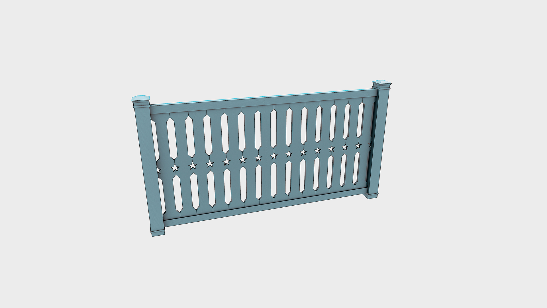 3D Model Fence 49 With PBR 4K 8K - TurboSquid 1842441