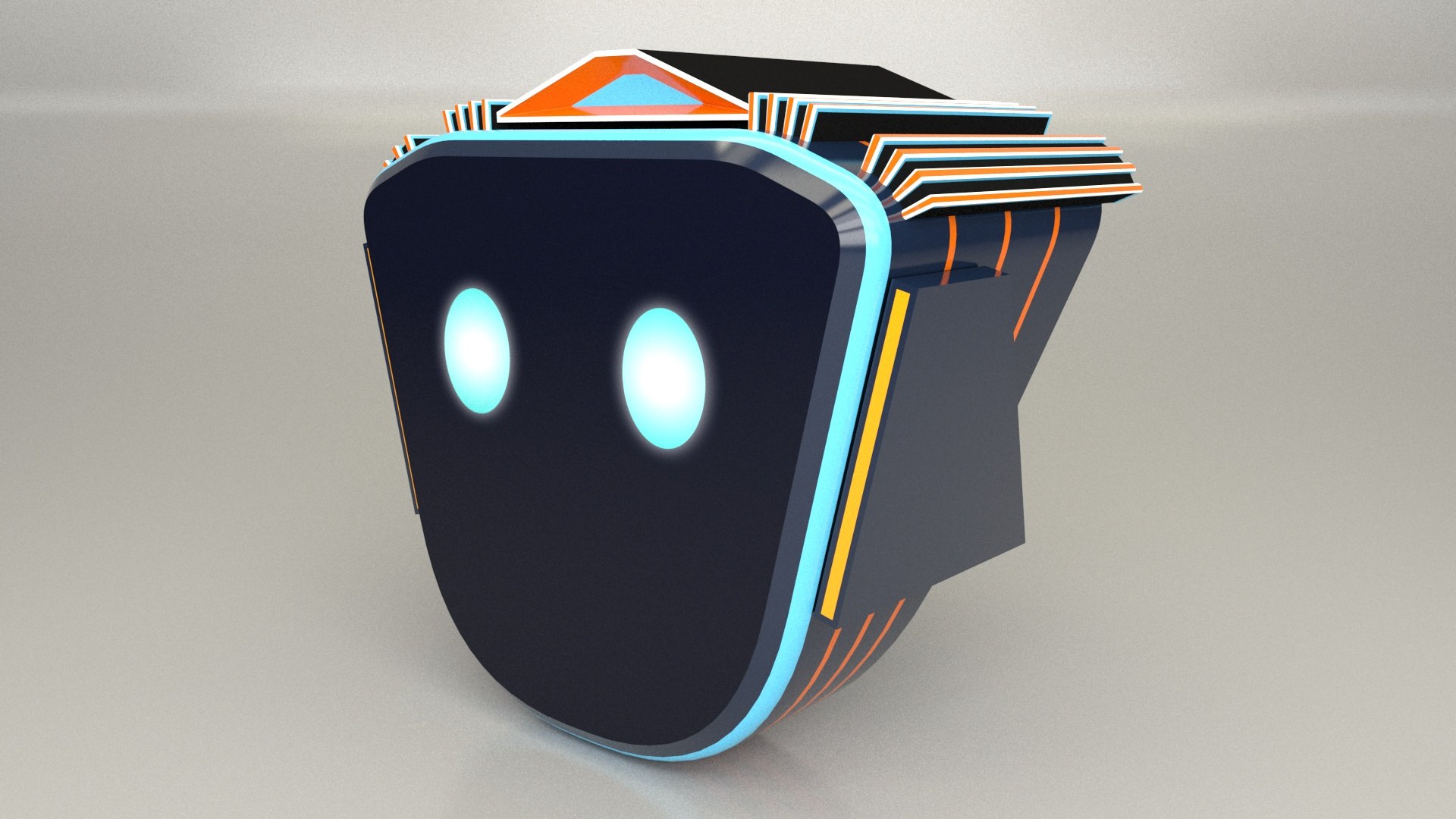 Game Character Robot Head 3D Model - TurboSquid 1792069