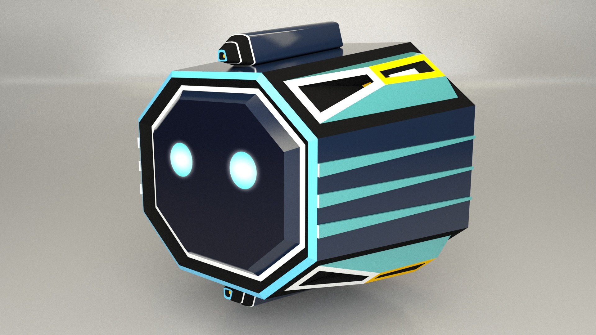Game Character Robot Head 3D Model - TurboSquid 1792069