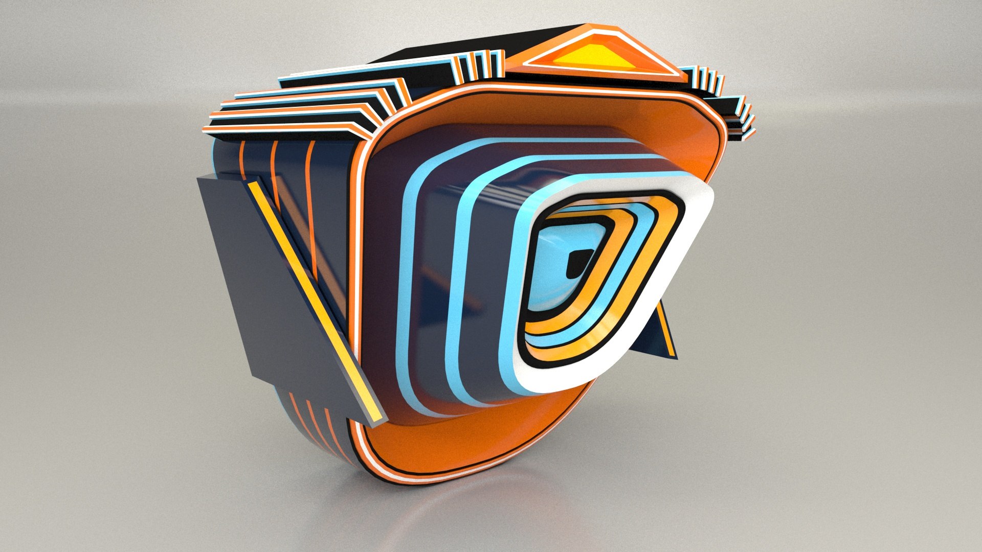 Game Character Robot Head 3D Model - TurboSquid 1792069