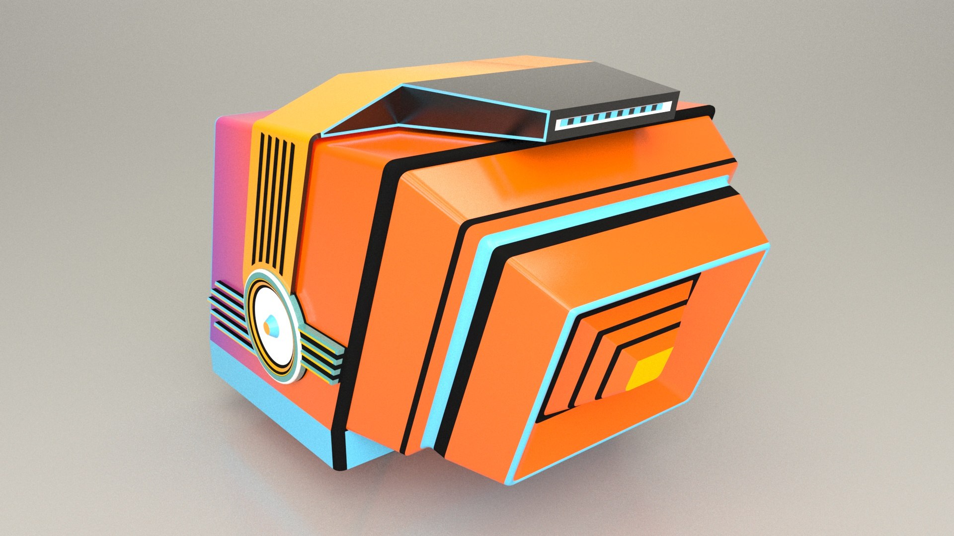 Game Character Robot Head 3D Model - TurboSquid 1792069