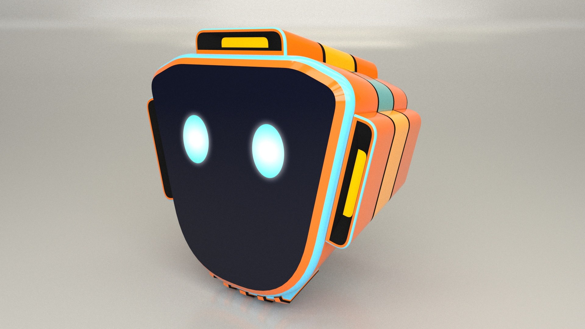 Game Character Robot Head 3D Model - TurboSquid 1792069