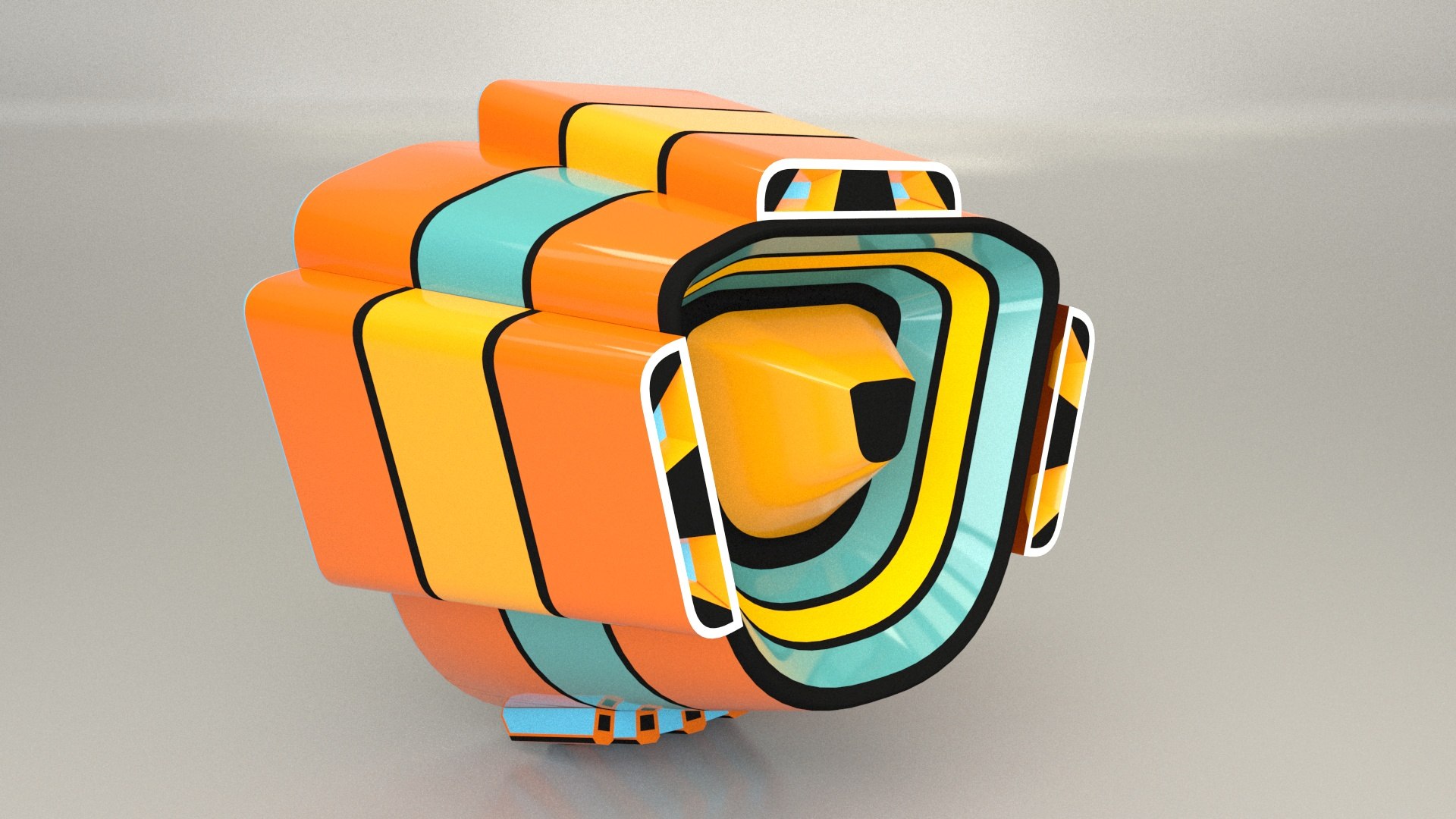 Game Character Robot Head 3D Model - TurboSquid 1792069