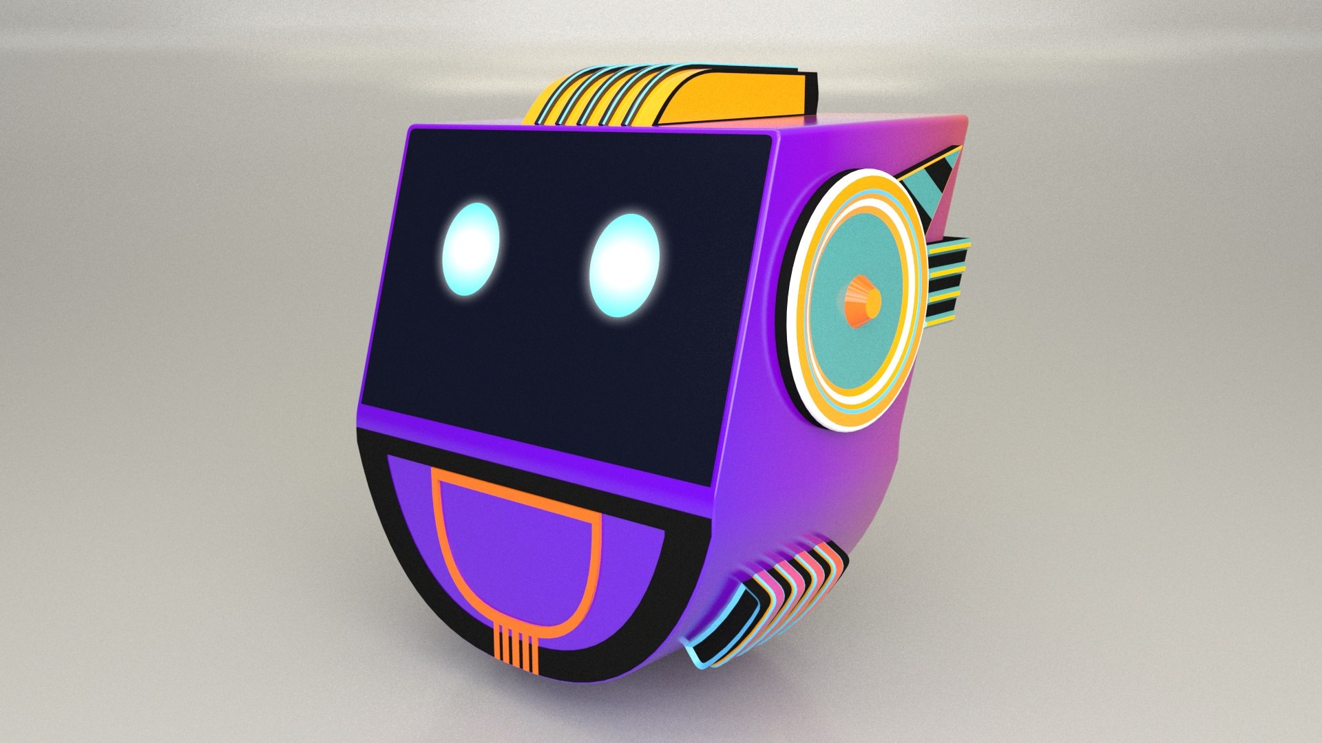 Game Character Robot Head 3D Model - TurboSquid 1792069