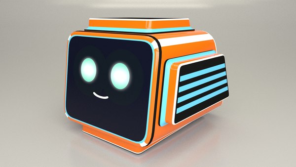 modelo 3d Cabeza de robot de personaje de pantalla - TurboSquid 1792069