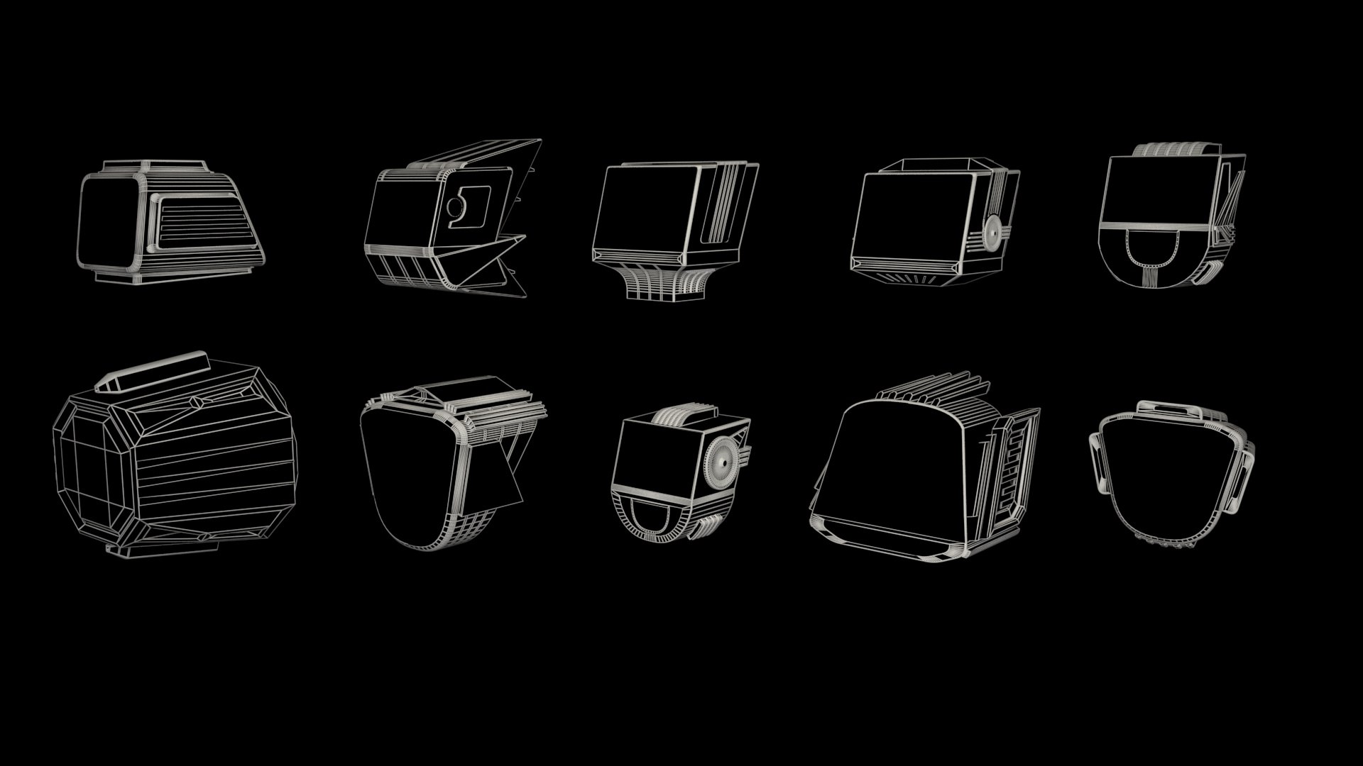 Game Character Robot Head 3D Model - TurboSquid 1792069