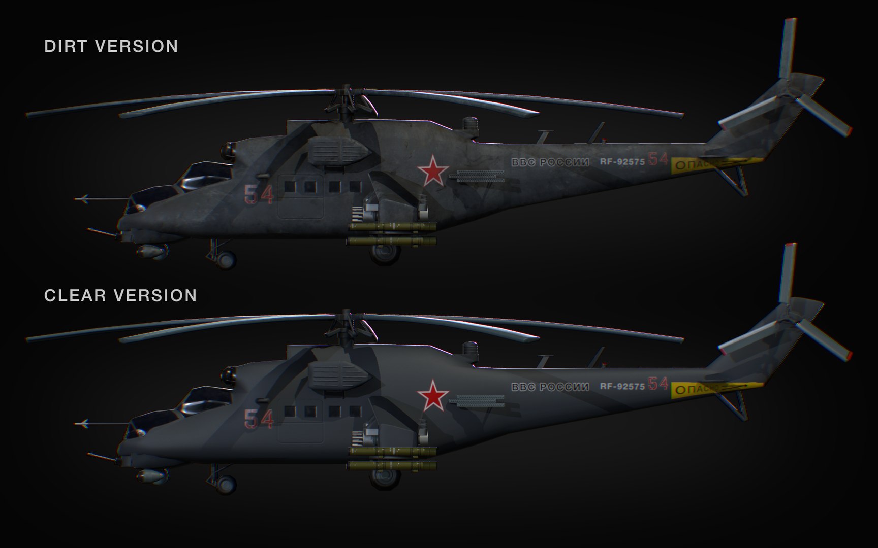 Mil mi-24 attack helicopter model - TurboSquid 1169611