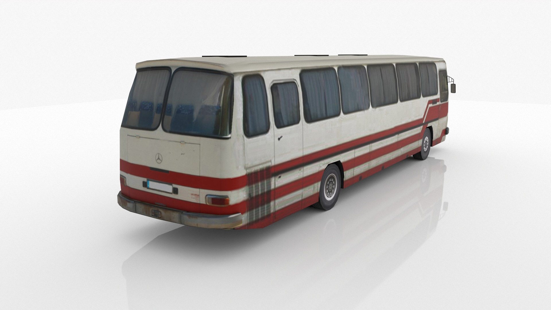 Mercedes Benz 0 302 3d Model