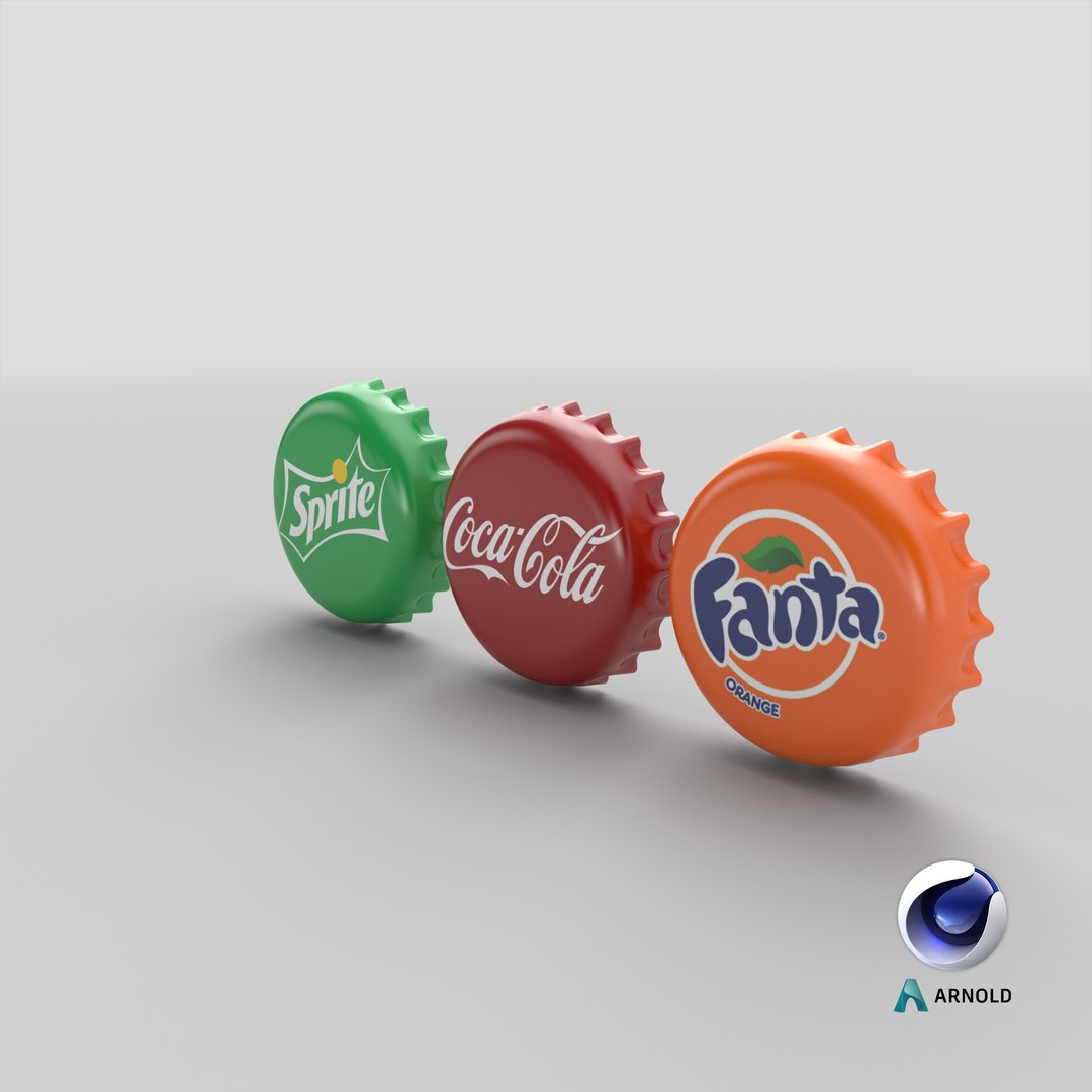 3D Sprite Bottle Cap - TurboSquid 1996047