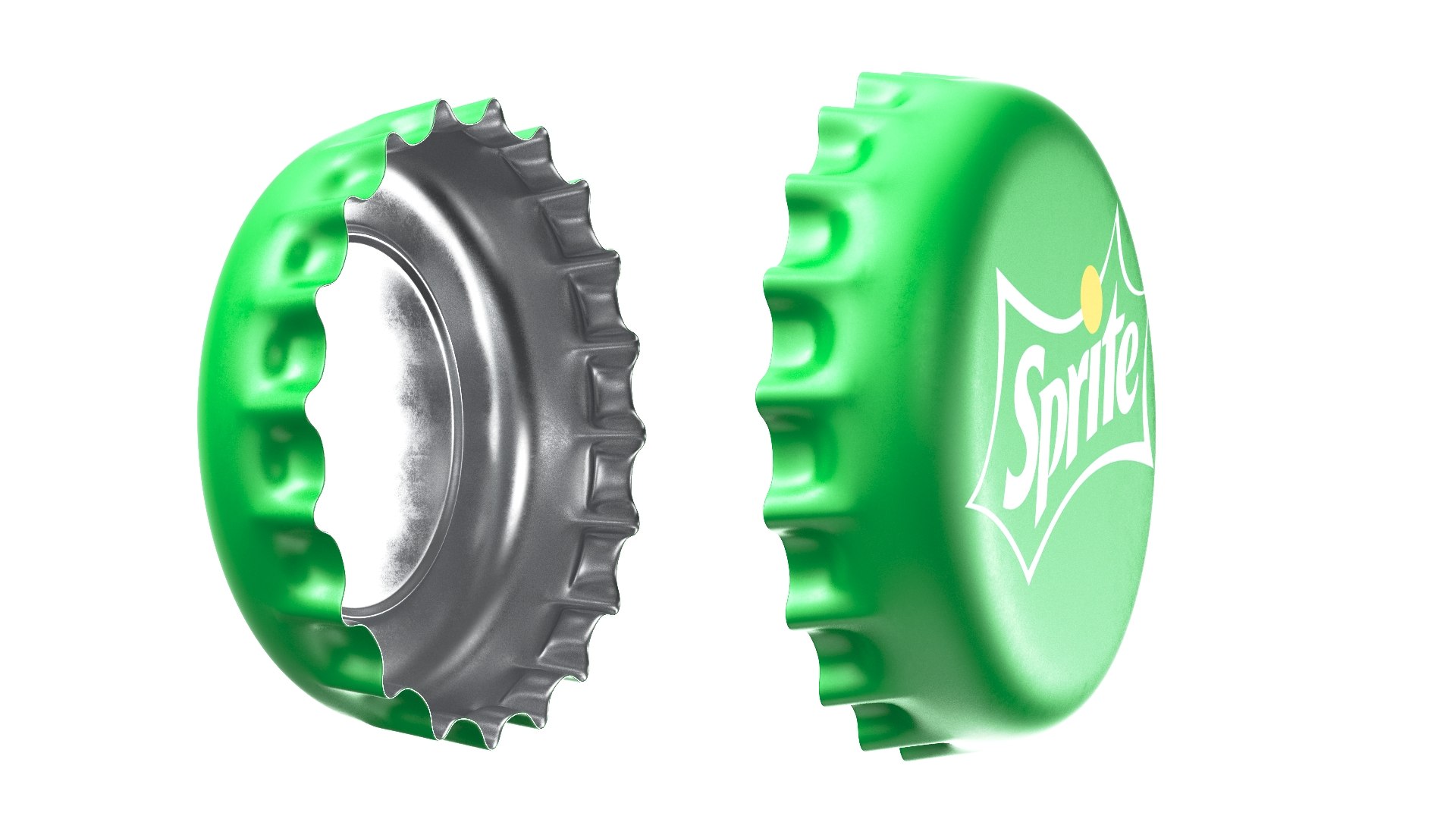 3D Sprite Bottle Cap - TurboSquid 1996047