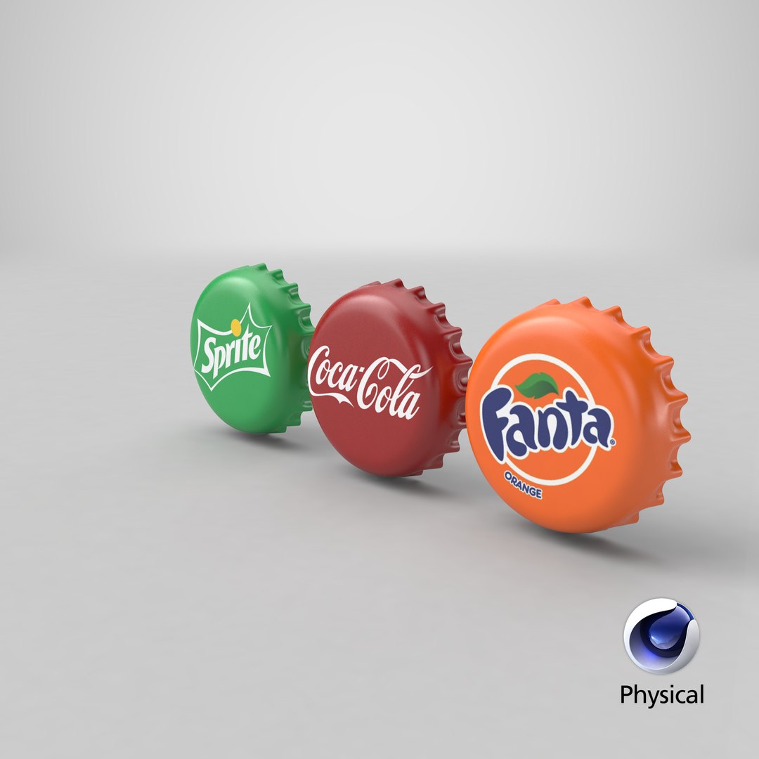 3D Sprite Bottle Cap - TurboSquid 1996047