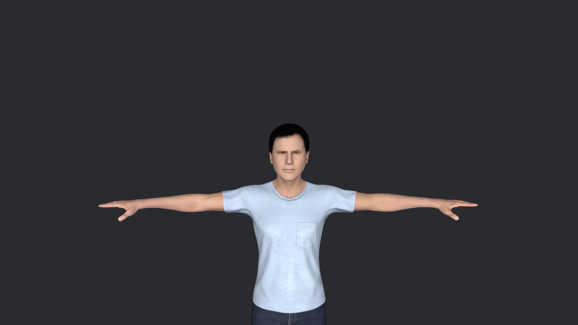 3D Will Ferrell Hyper Realistic Full Body Fully Rigged 3D Character ...