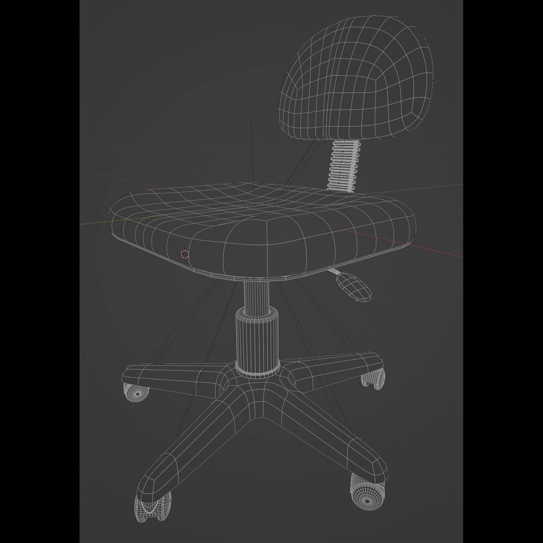 Office Chair Low-poly 3D Model 3D Model - TurboSquid 1994931