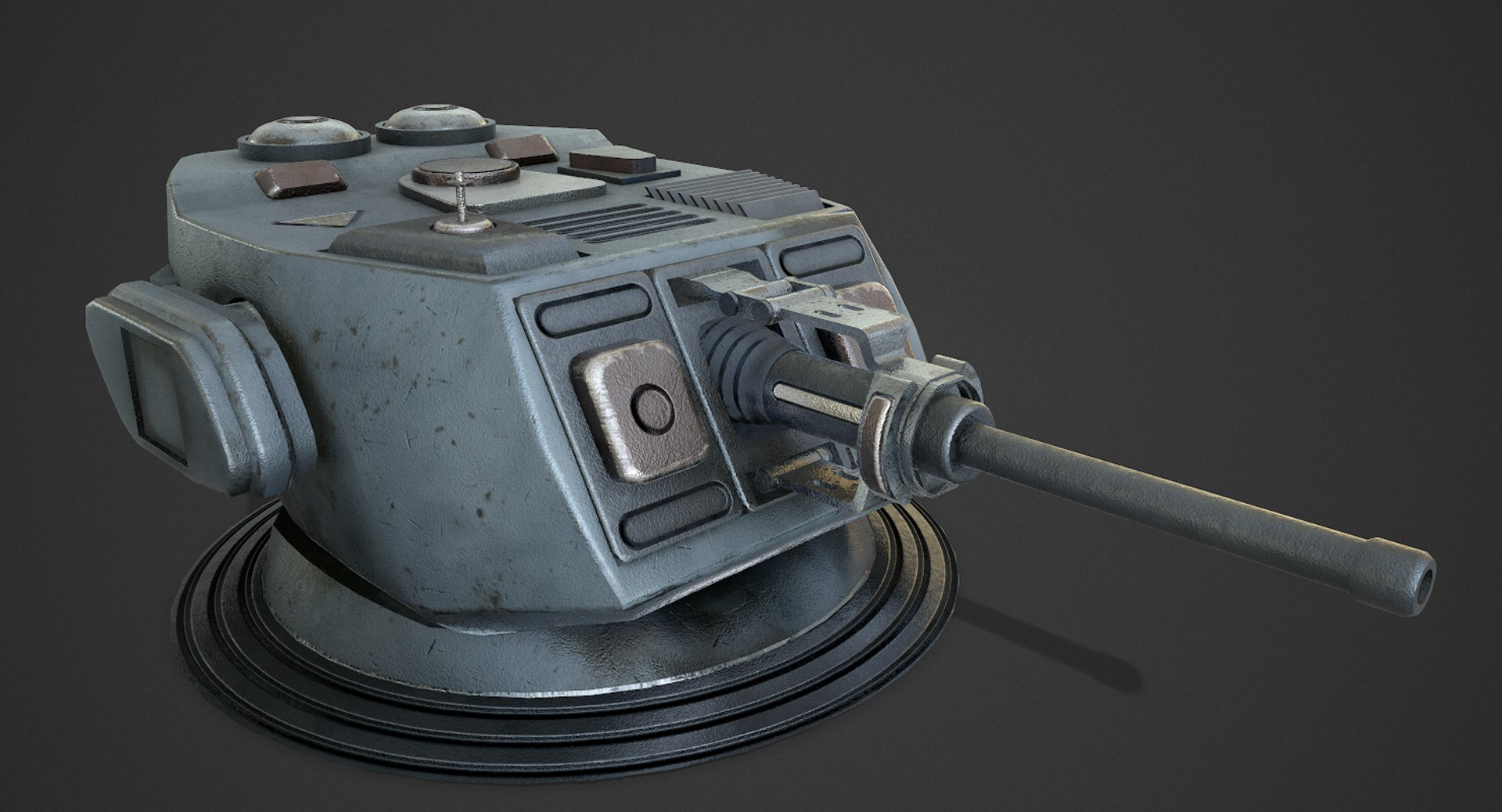 3D Heavy Kinetic Cannon 1 - TurboSquid 1407422