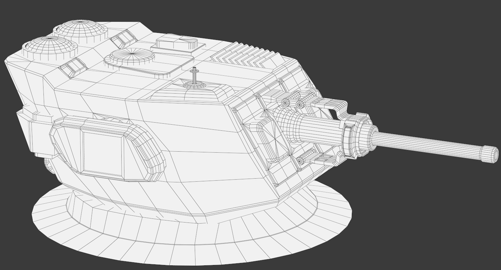 3D Heavy Kinetic Cannon 1 - TurboSquid 1407422