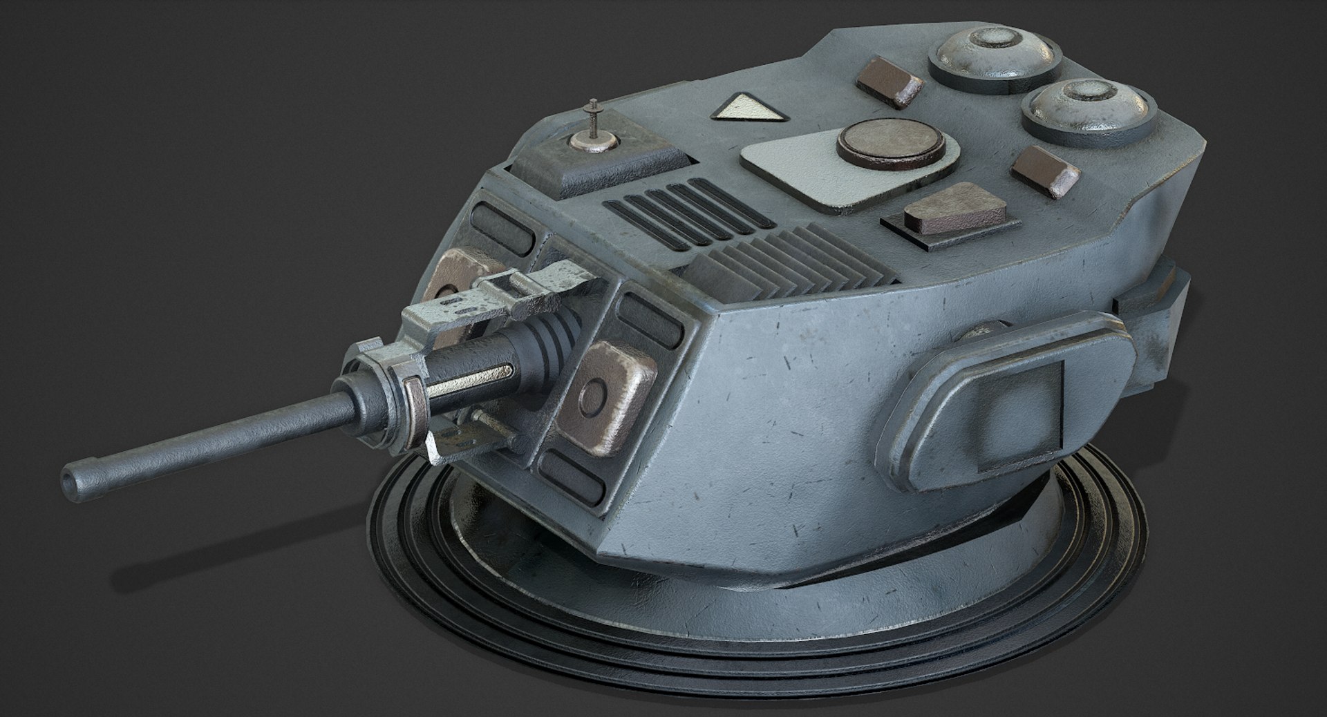 3D Heavy Kinetic Cannon 1 - TurboSquid 1407422