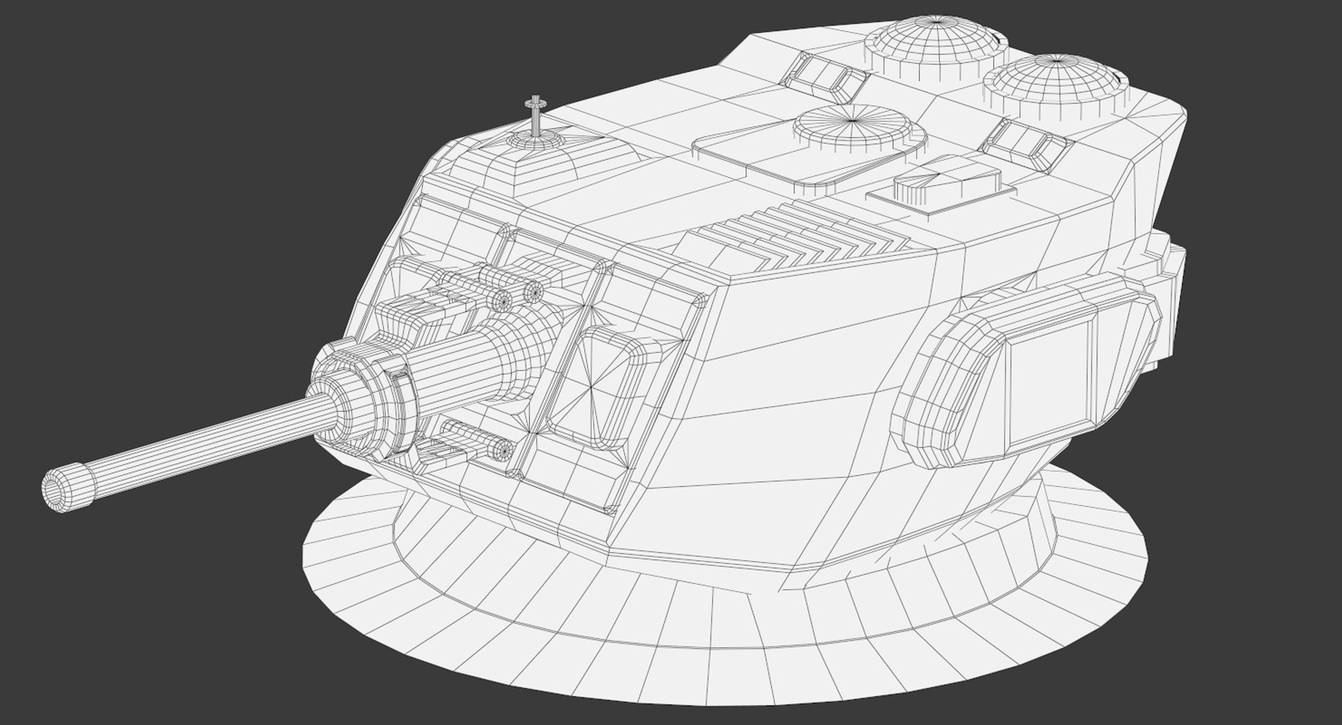 3D Heavy Kinetic Cannon 1 - TurboSquid 1407422