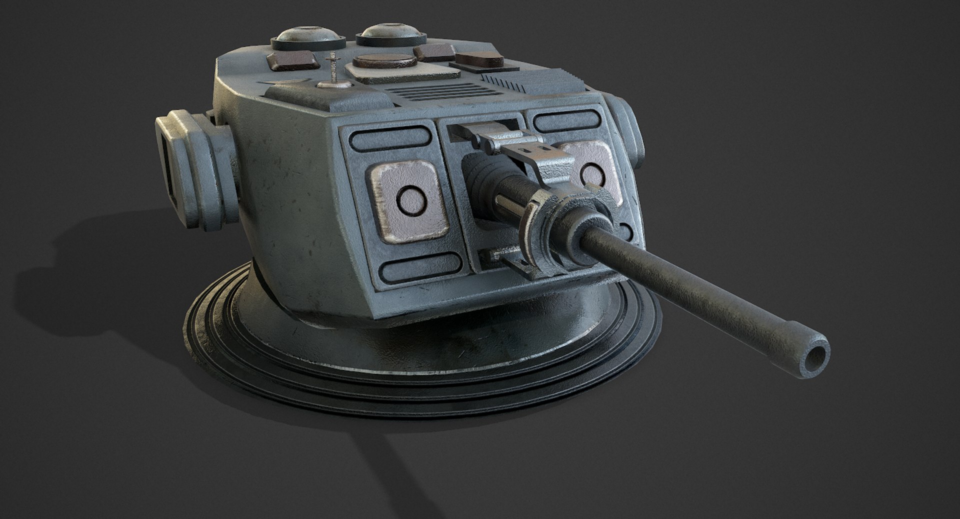 3D Heavy Kinetic Cannon 1 - TurboSquid 1407422