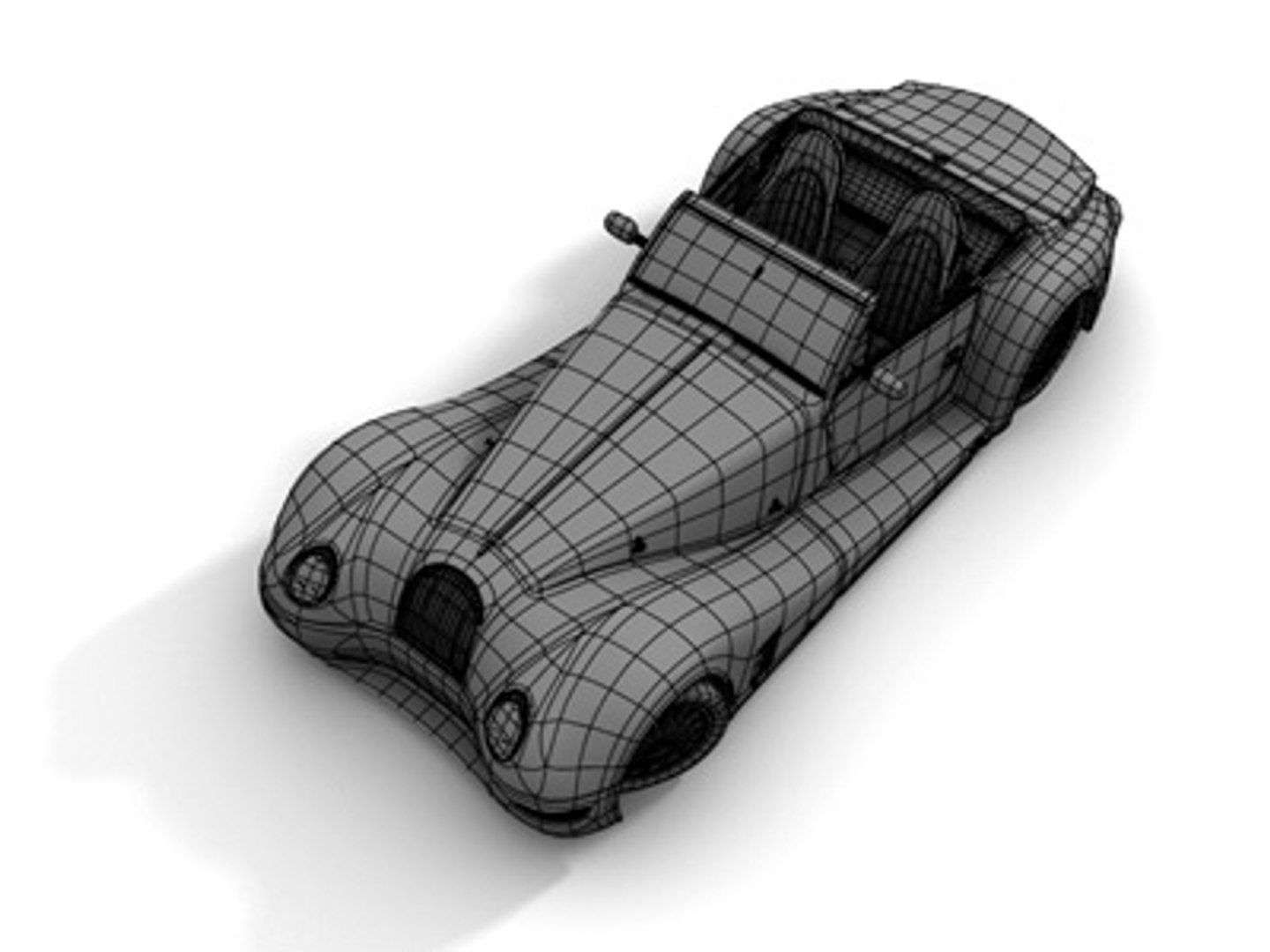 Classic Morgan Aero Sports Car Obj