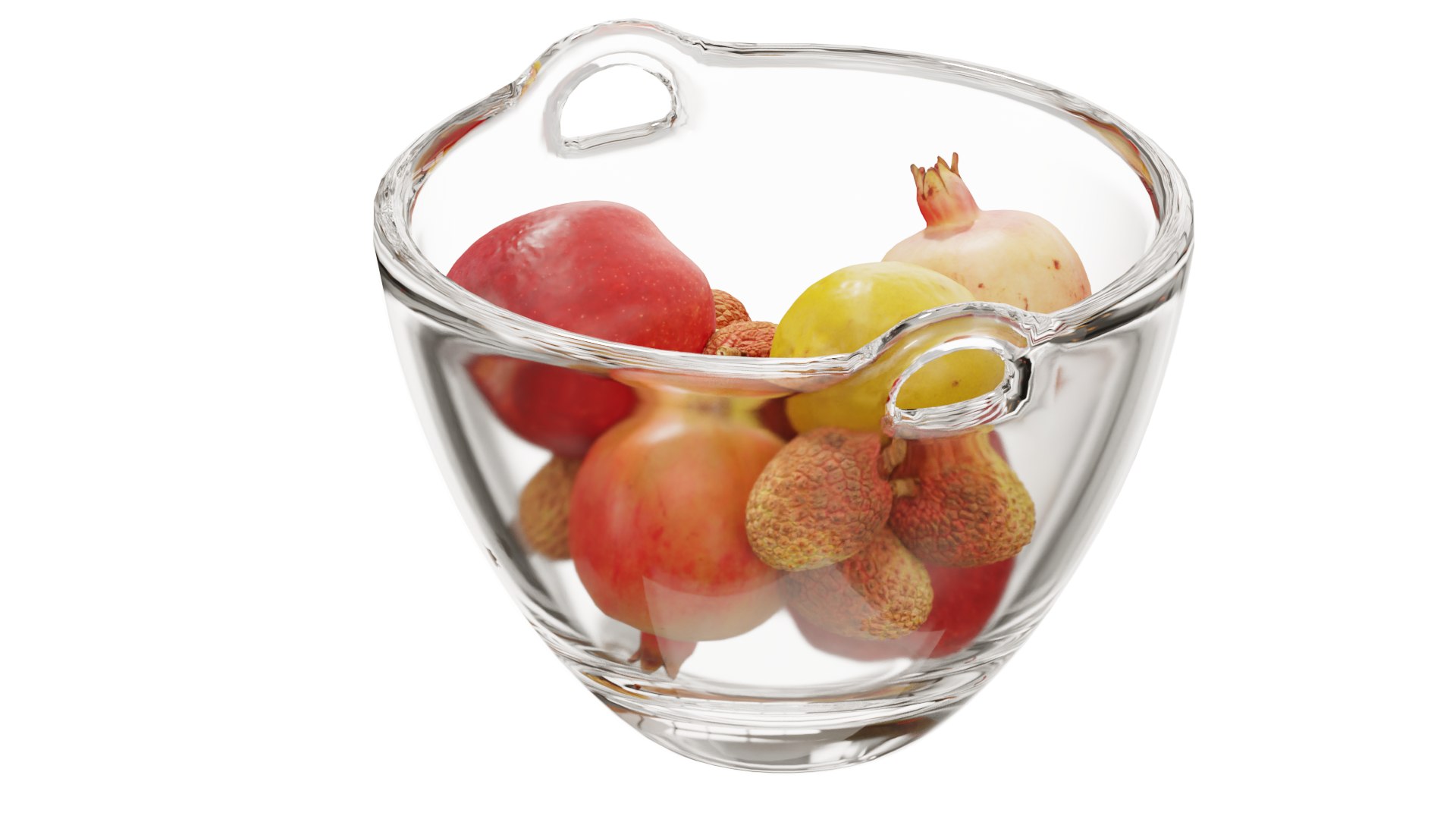 3D Ono Fruit Salad Bowl Set 07 - TurboSquid 1965480