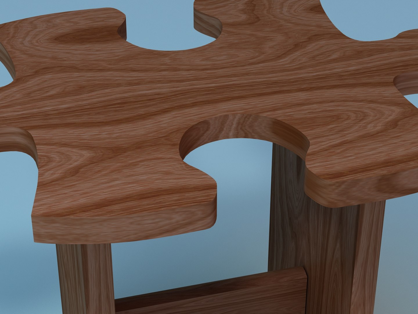 3d puzzle chair model