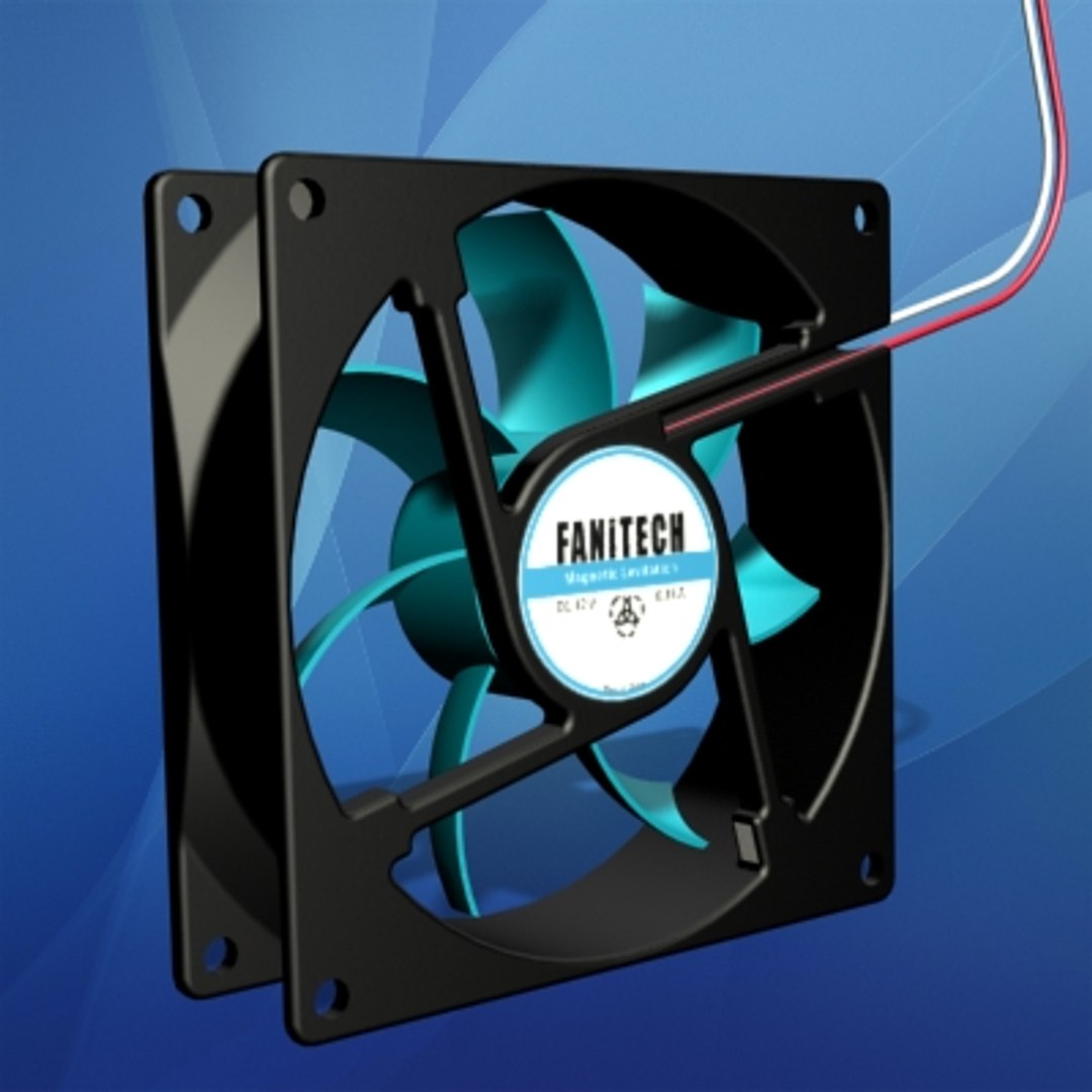 Maya Computer Cooling Fan Components