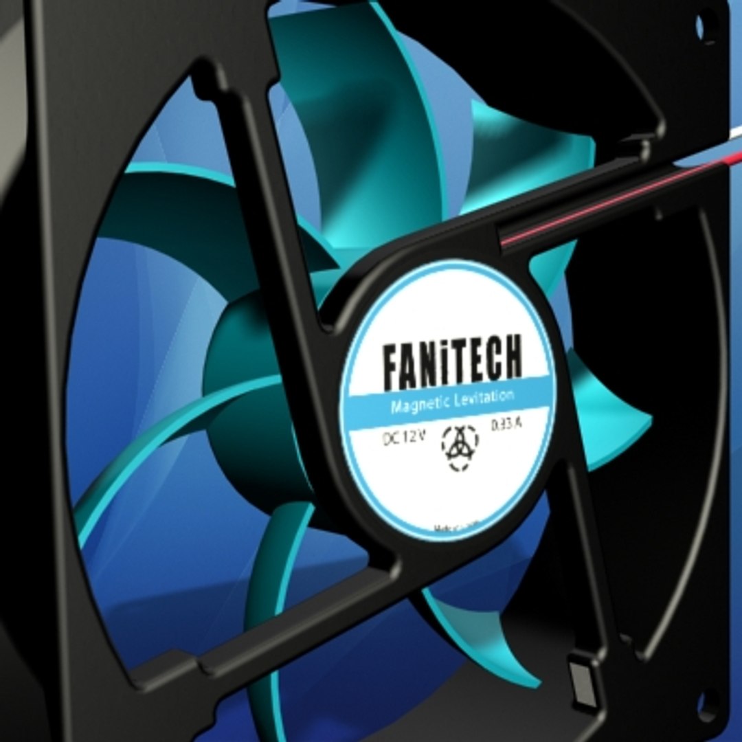 Maya Computer Cooling Fan Components