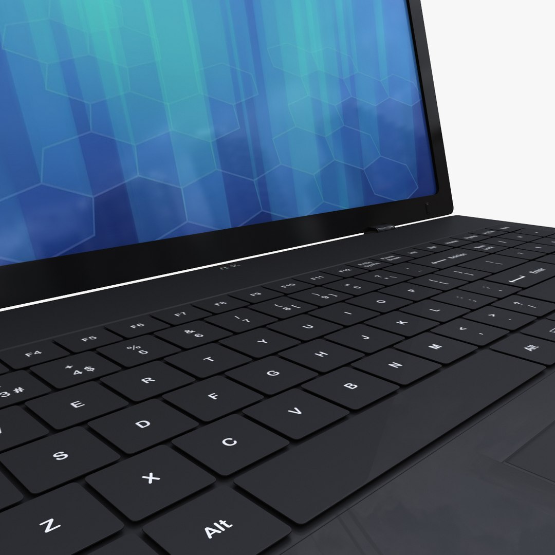 Realistic Generic Laptop 3D Model - TurboSquid 1421543