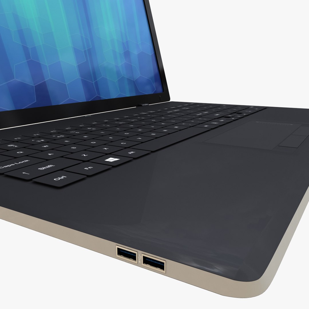 Realistic Generic Laptop 3D Model - TurboSquid 1421543