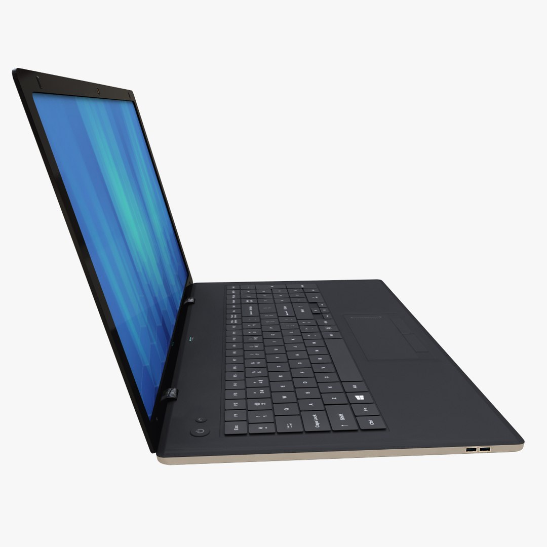 Realistic Generic Laptop 3D Model - TurboSquid 1421543