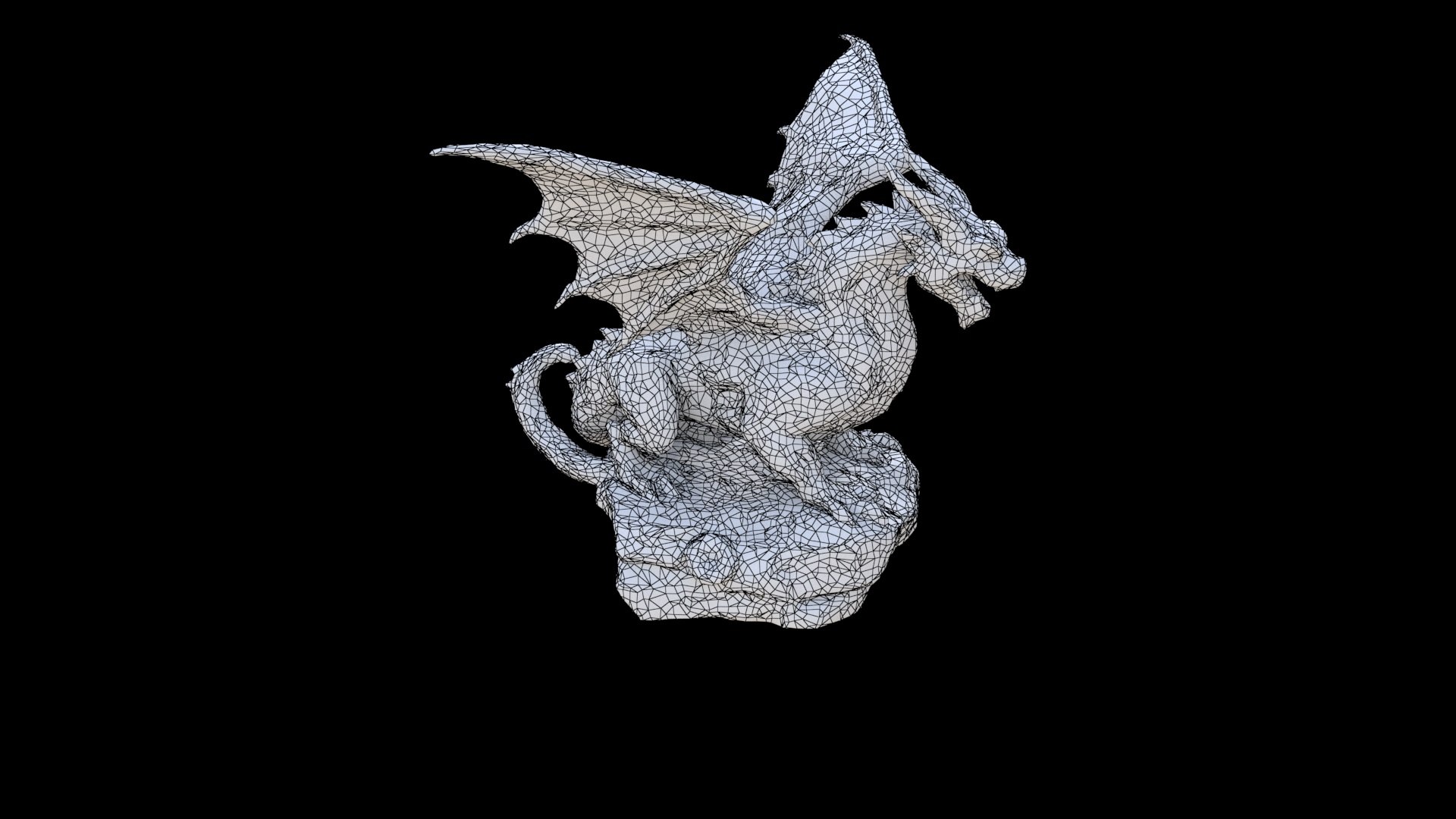 Dragon Shaped Sculpture 5 3D Model - TurboSquid 2331497