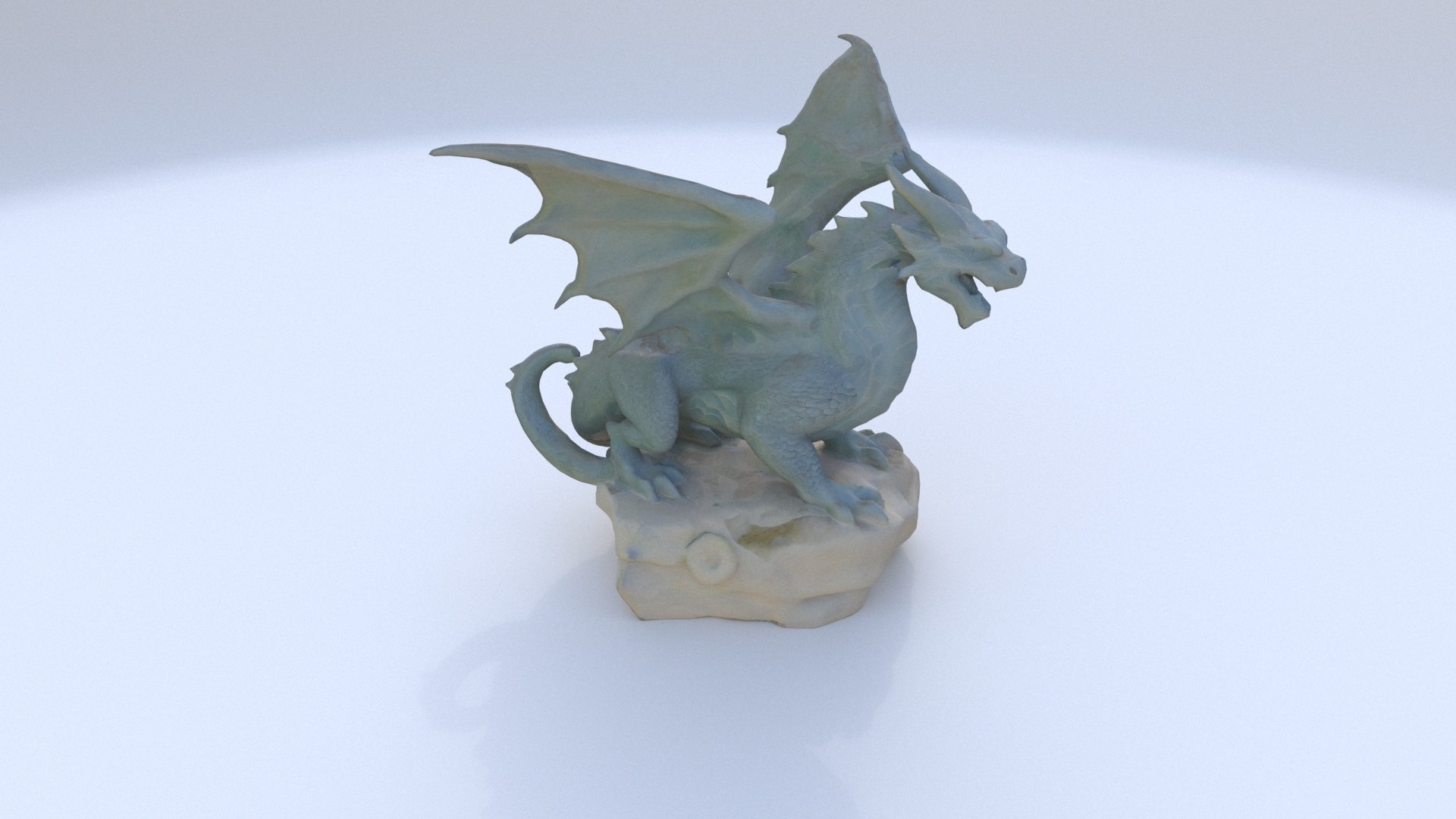 Dragon Shaped Sculpture 5 - TurboSquid 2331497