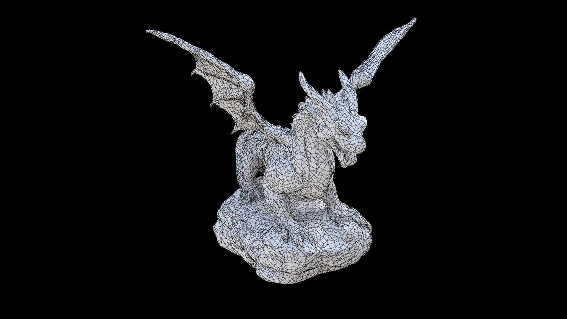 Dragon Shaped Sculpture 5 3D Model - TurboSquid 2331497
