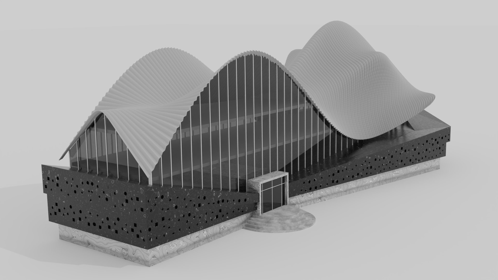 Organic Architecture Model 3D Model - TurboSquid 2215641