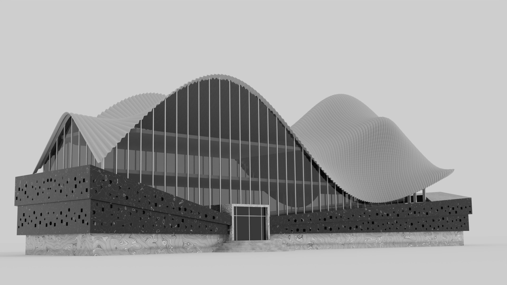 Organic Architecture Model 3D Model - TurboSquid 2215641