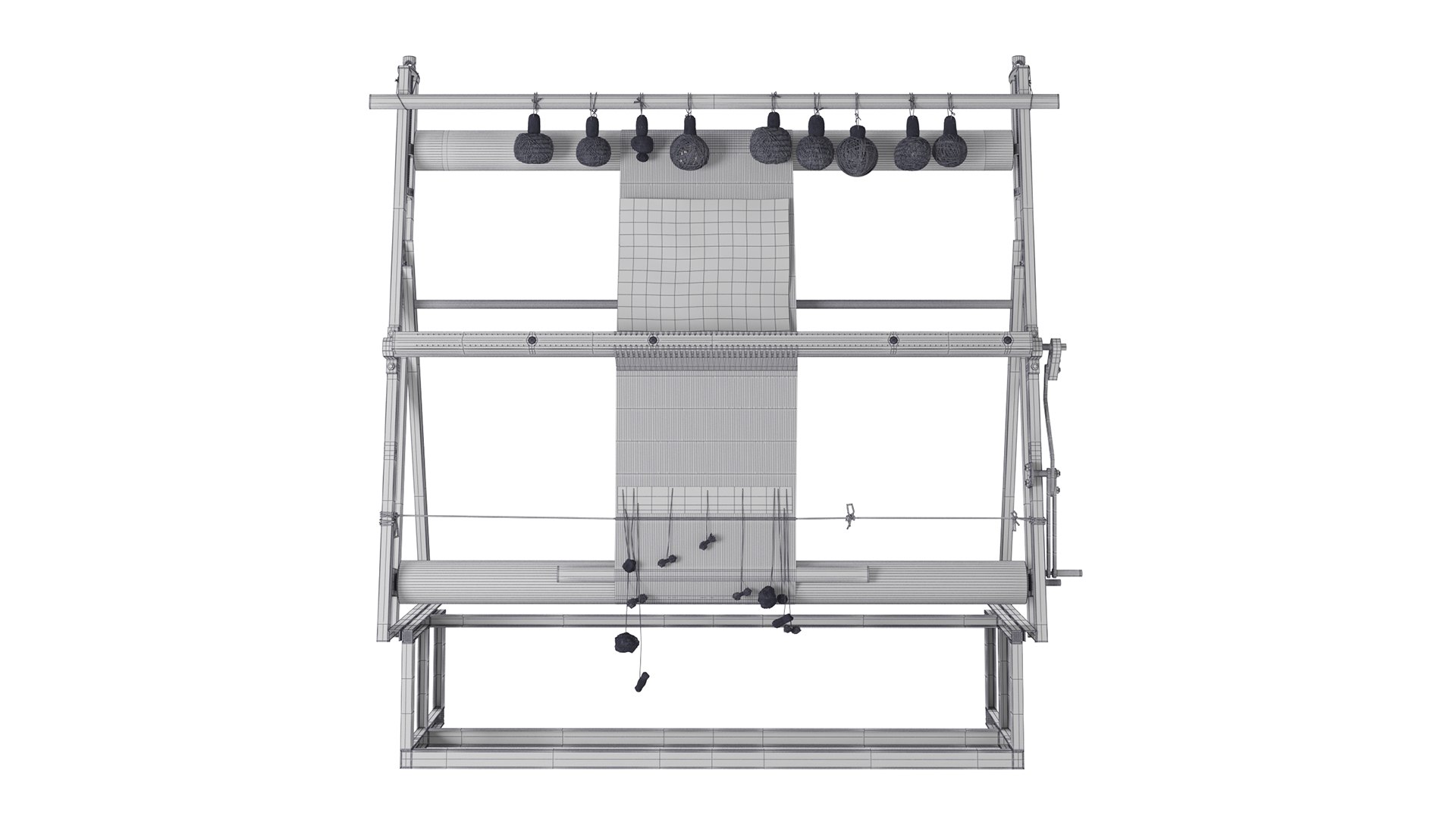 Weaving Machine Model - TurboSquid 2206311