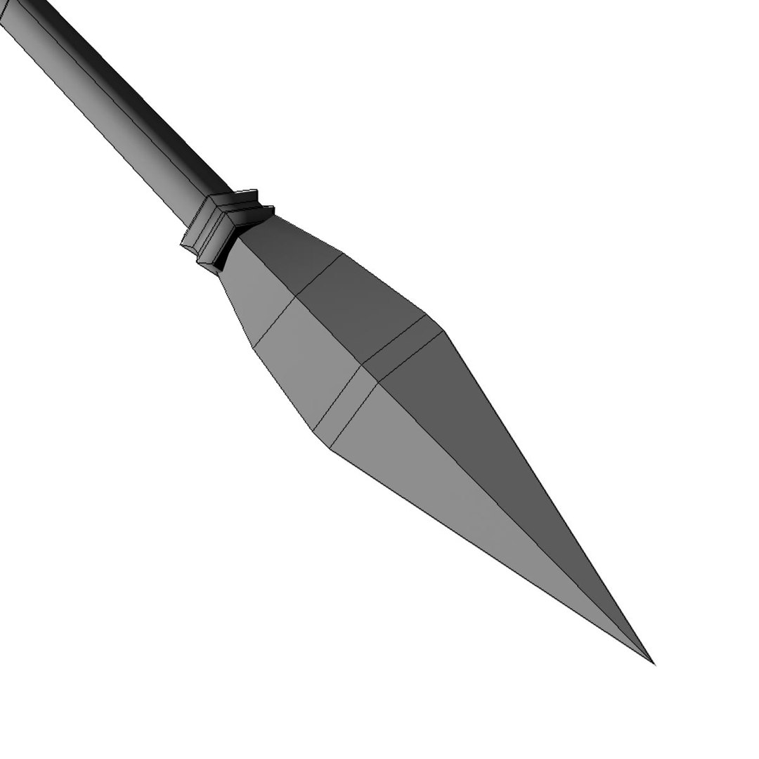 3d Model Of Stick Weapon