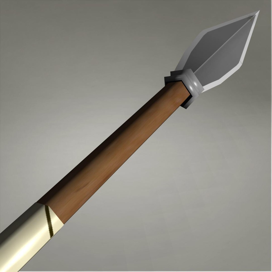 3d Model Of Stick Weapon