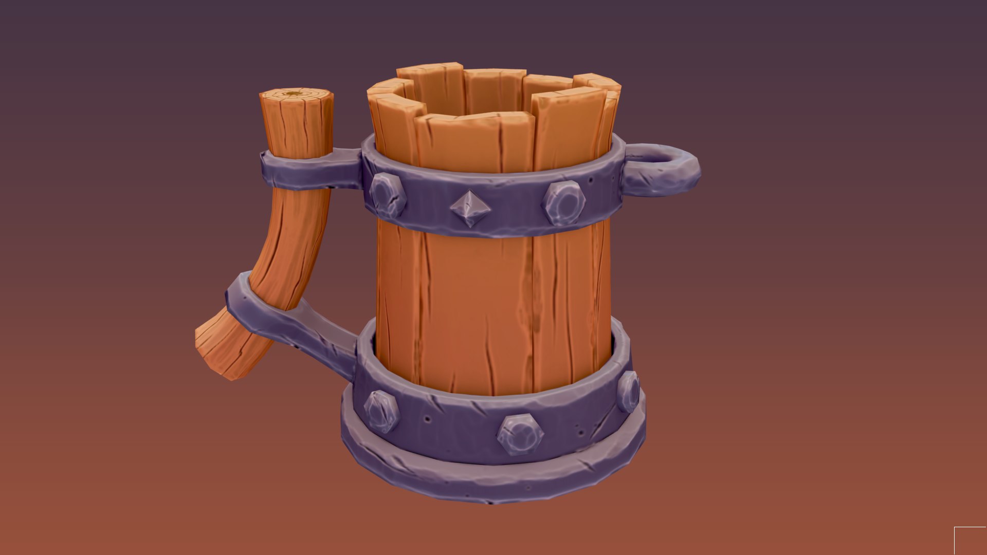 Stylized Beer Mug 01 3D Model - TurboSquid 1850714