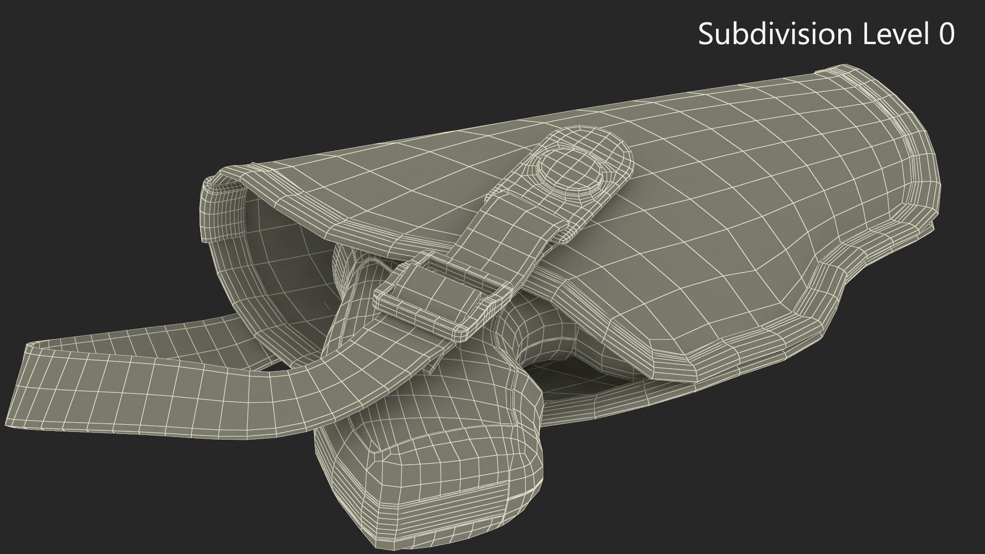 3D Model Revolver And Nylon Belt Holster - TurboSquid 2155440