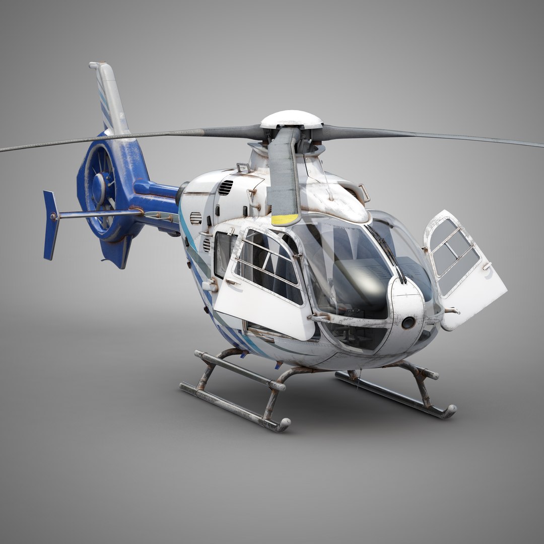 3d Eurocopter H135 Model