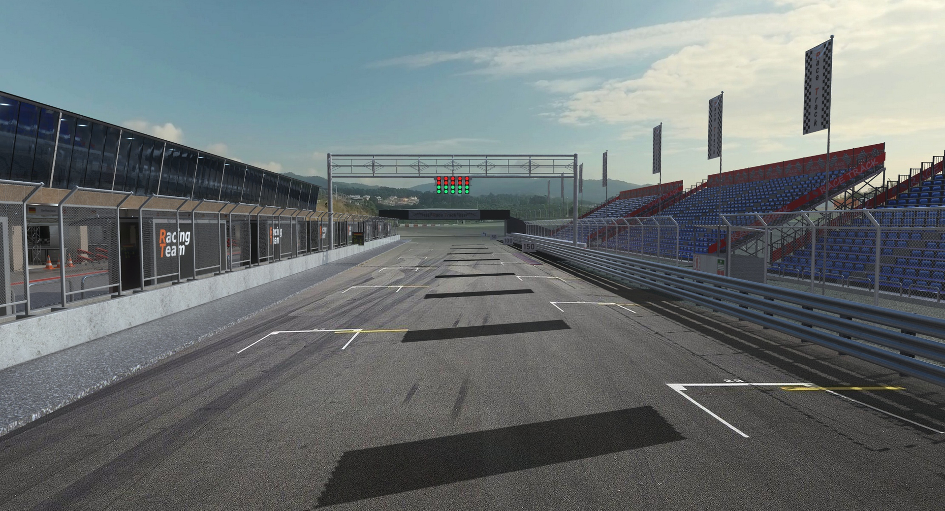 3D low-poly race track construction kit model - TurboSquid 1370818