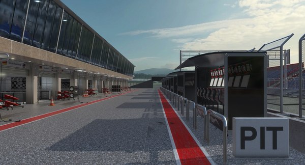 3D low-poly race track construction kit model - TurboSquid 1370818