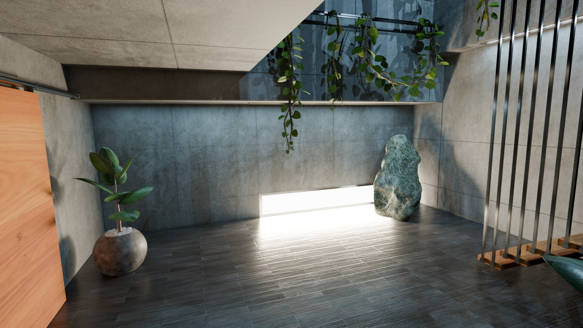 3D Model Balls Physics Simulation - Concrete Interior - TurboSquid 2272149