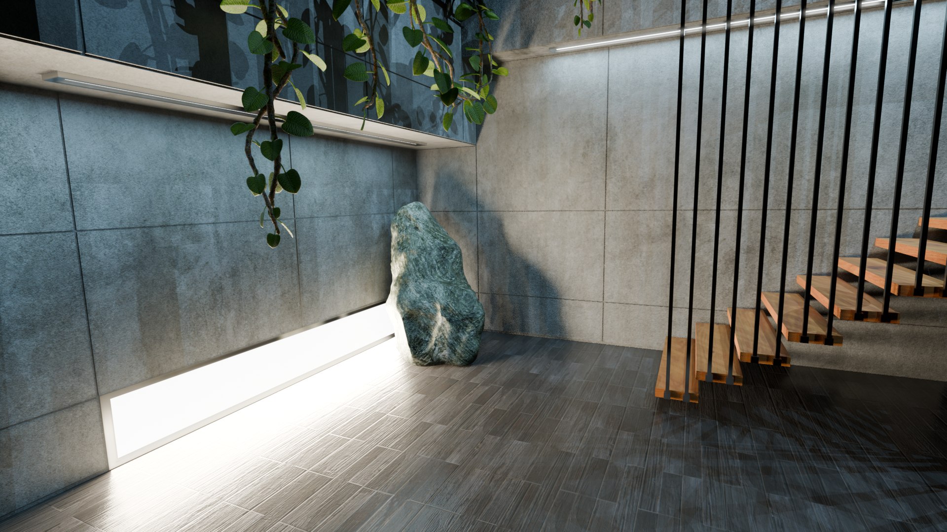 3D Model Balls Physics Simulation - Concrete Interior - TurboSquid 2272149