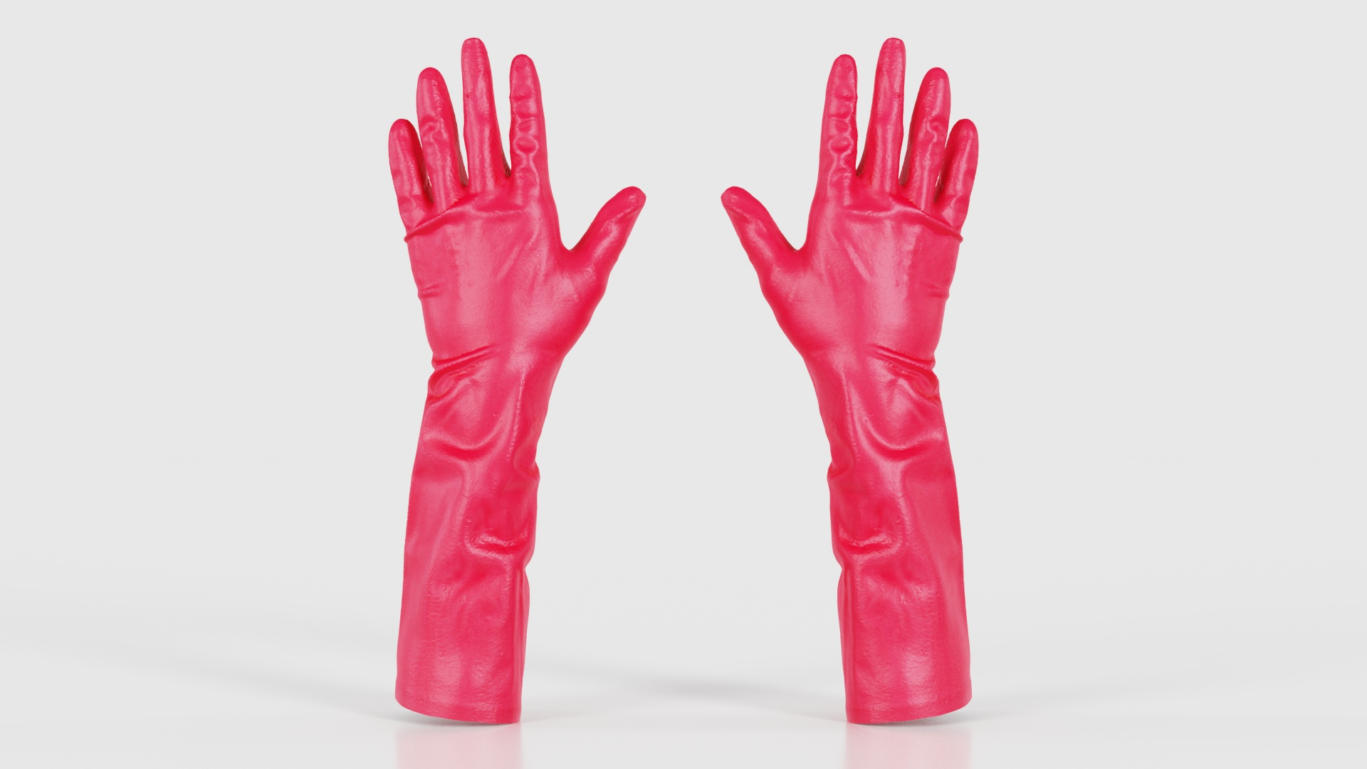Elbow Length Latex Gloves Remastered 3D Model - TurboSquid 2361302