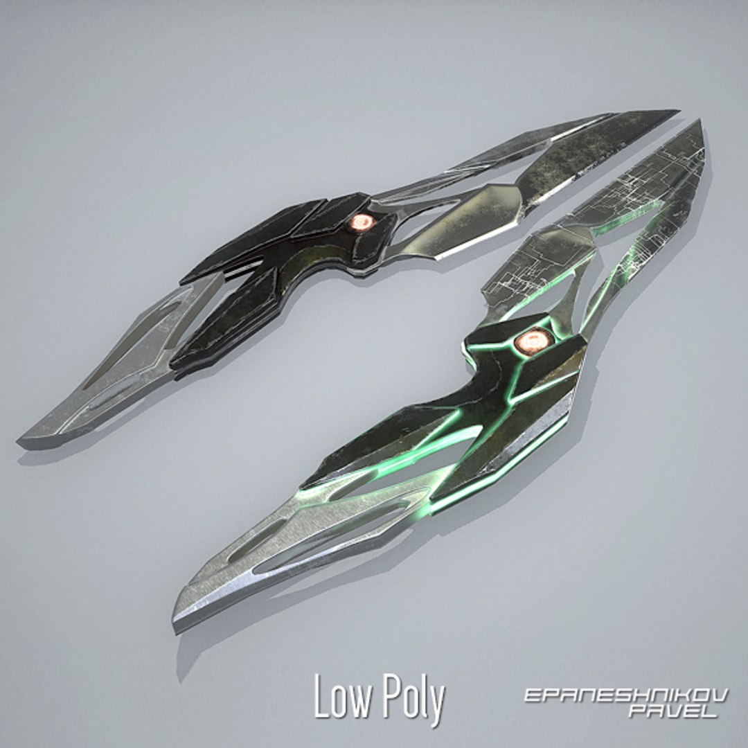 Sci Fi Knife 3D Model - TurboSquid 1325183