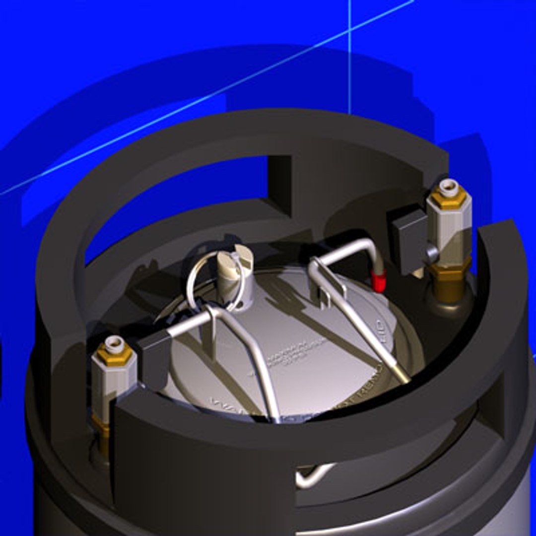 3d Co2 Tank 01 Model